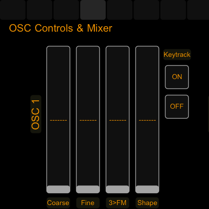 TouchOSC Template for the M-Audio Venom by Matrix