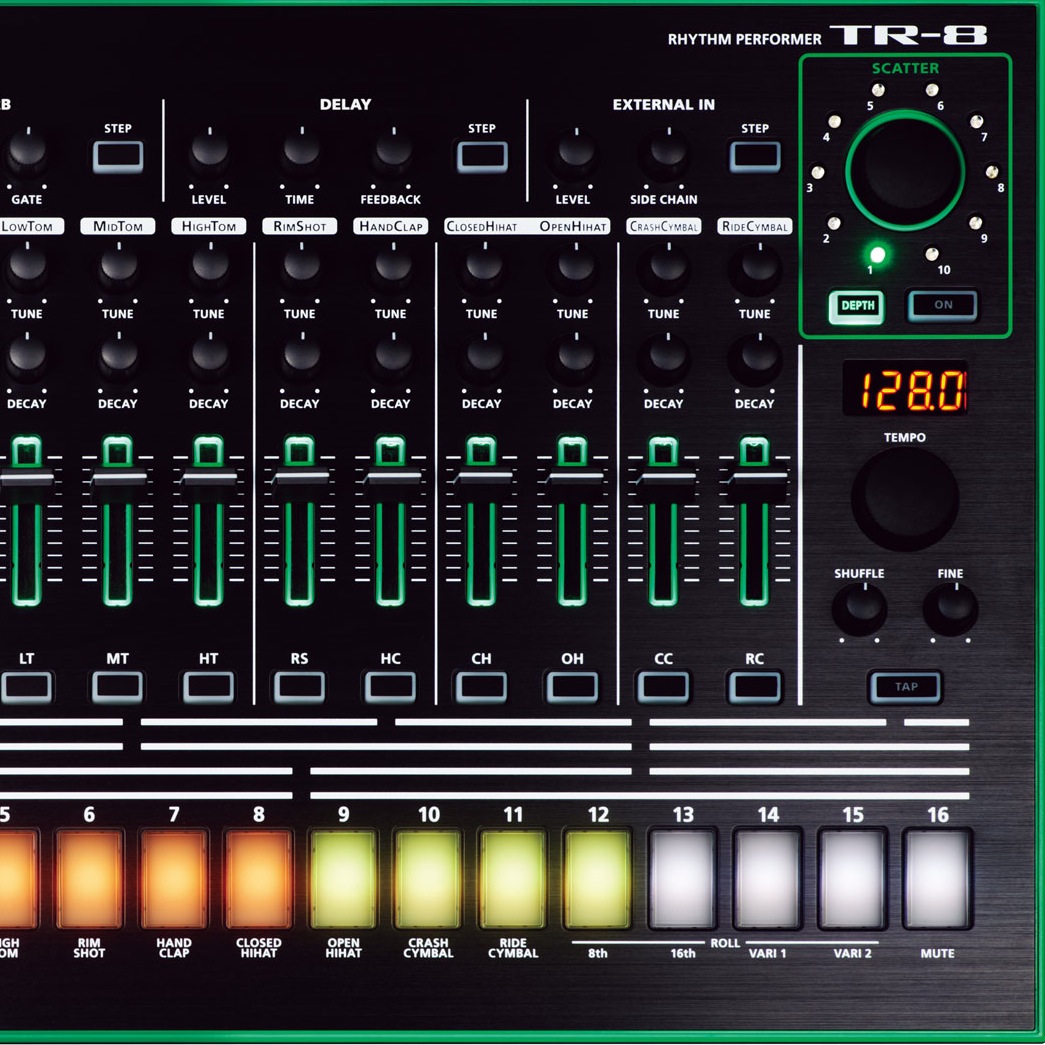Roland TR-8 Drum Rack by Bottle Brush