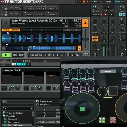 Traktor TouchOSC Jogwheel FX by Peter