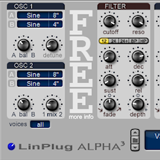 LinPlug FreeAlpha 3 Presets by Joel Bisson