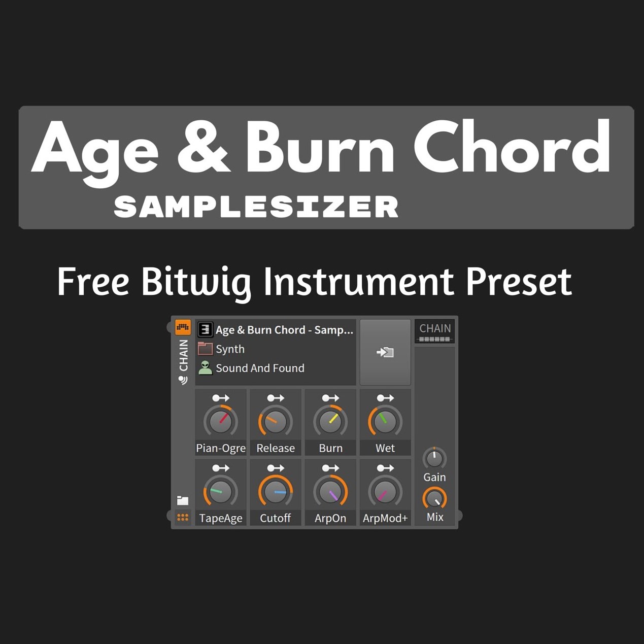 Age & Burn Chord Samplesizer by Sound And Found