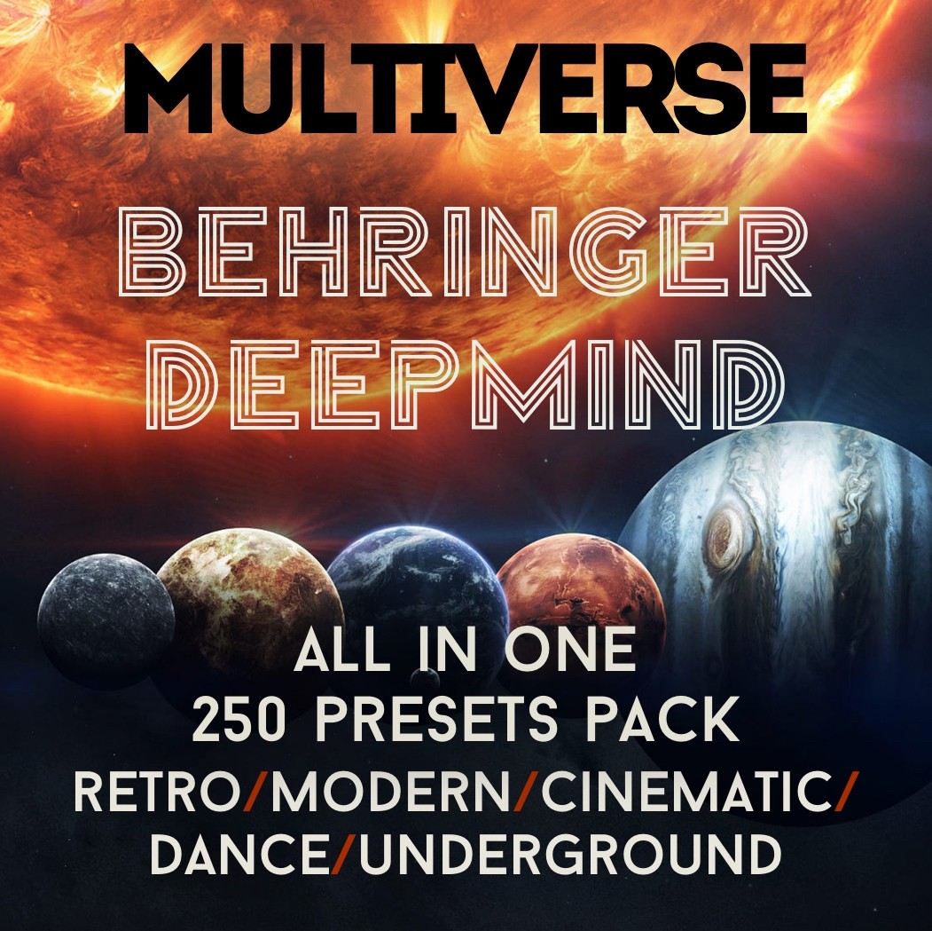 Behringer Deepmind - "Multiverse" 250 presets Mega Pack by LFO Store