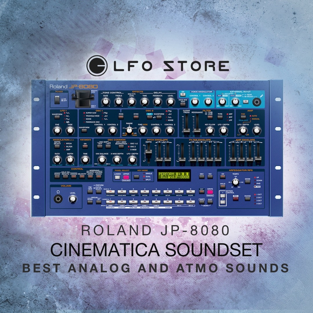 Roland JP-8080 - "Cinematica" Soundset 128 Presets by LFO Store