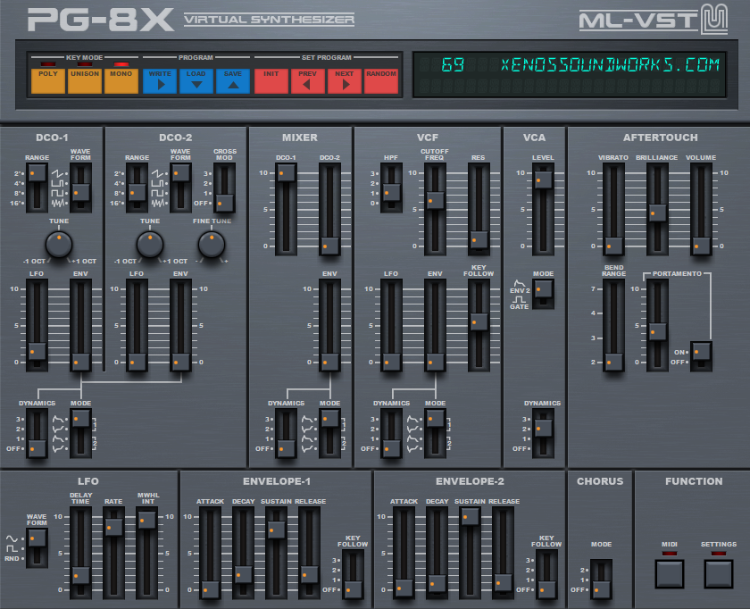 'Nostalgia' for PG8X by Xenos Soundworks