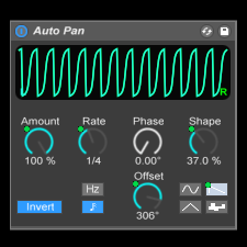AutoPan as Sidechain effect by Refurb